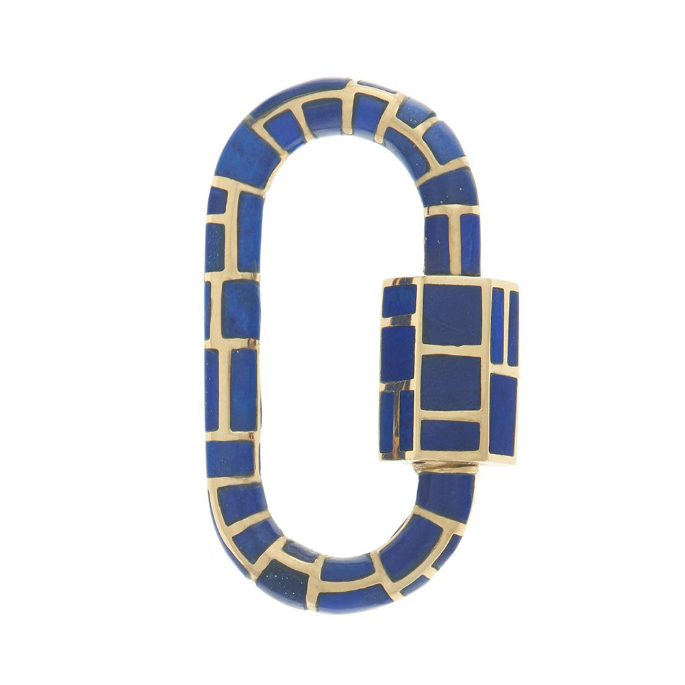All Inlay Lock with Lapis – Marla Aaron