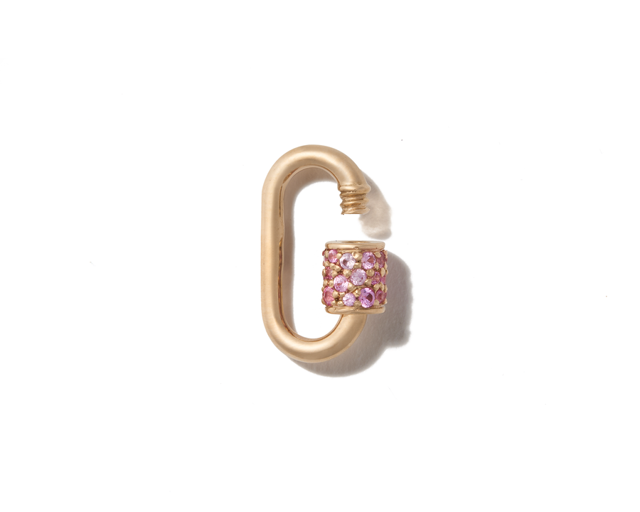 Stoned Babylock with Pink Sapphire – Marla Aaron