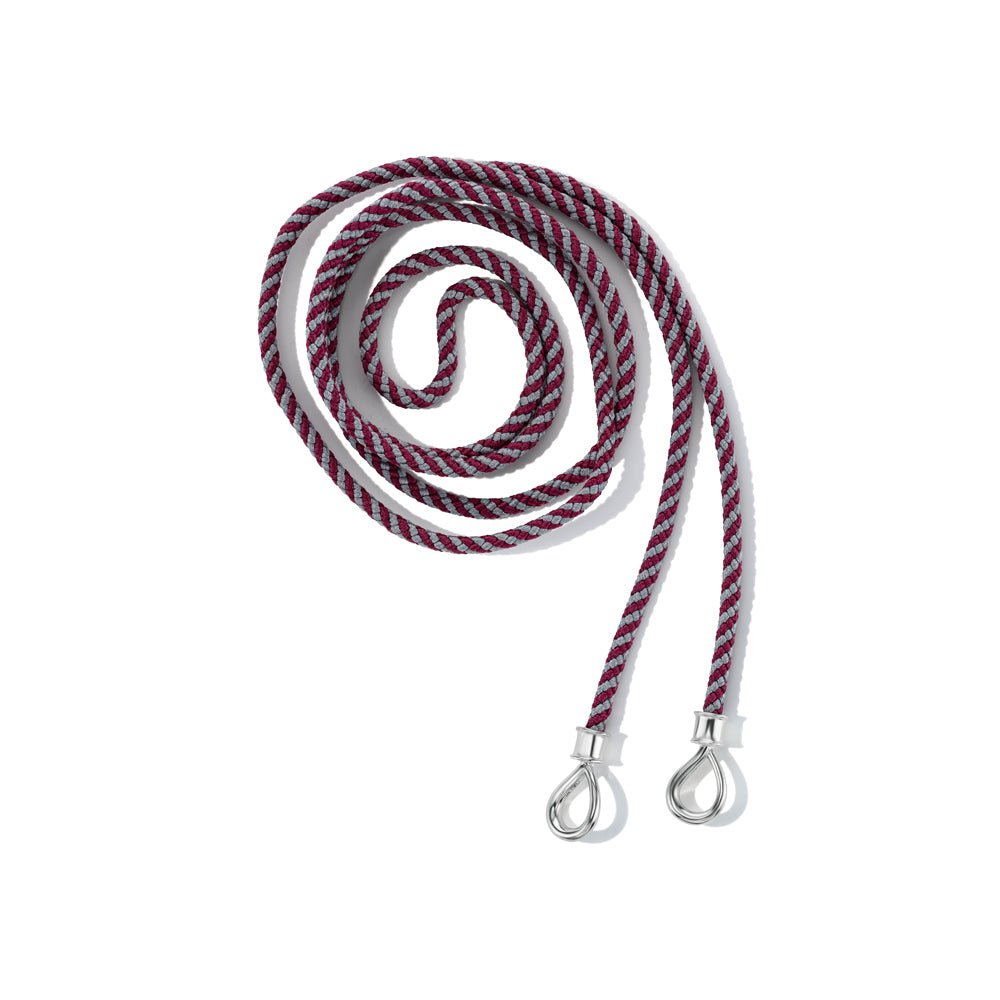 The String Project Necklace with Silver Loops – Marla Aaron