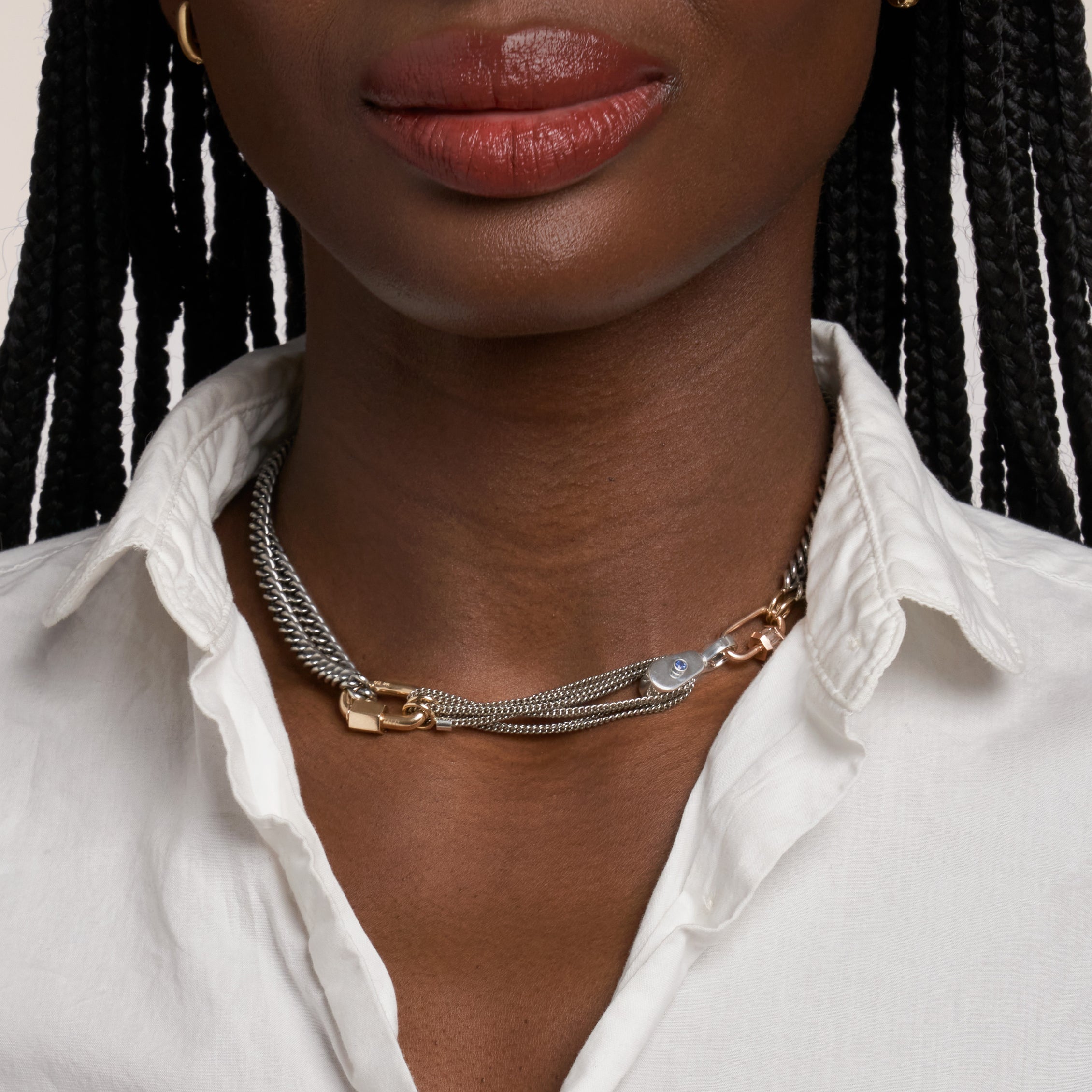 Silver Blue Sapphire Charm | Marla Aaron