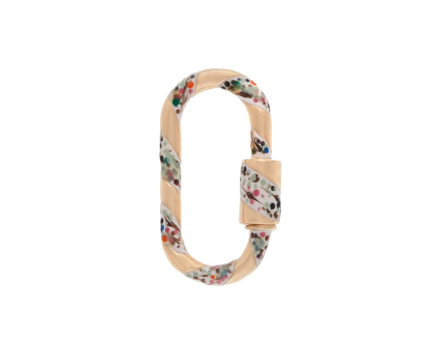 Medium Lock with Lawrence Enamel – Marla Aaron