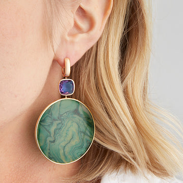 Brazilian Jade Stone Discs | Marla Aaron